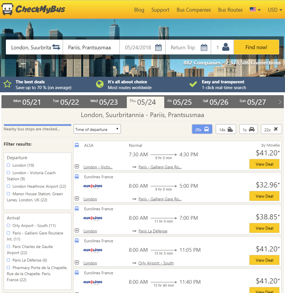 Third-Party Resellers in Intercity Bus Industry: Part 3 - Metasearch Engine